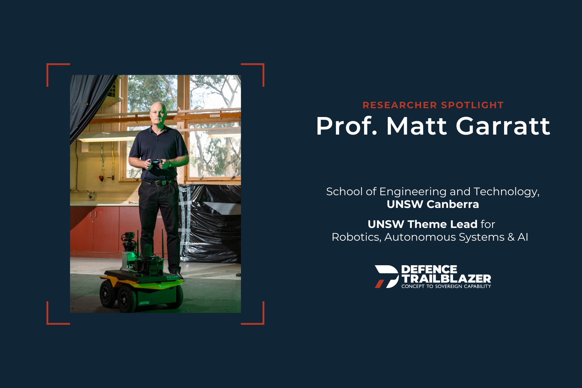 Researcher Spotlight: Professor Matt Garratt