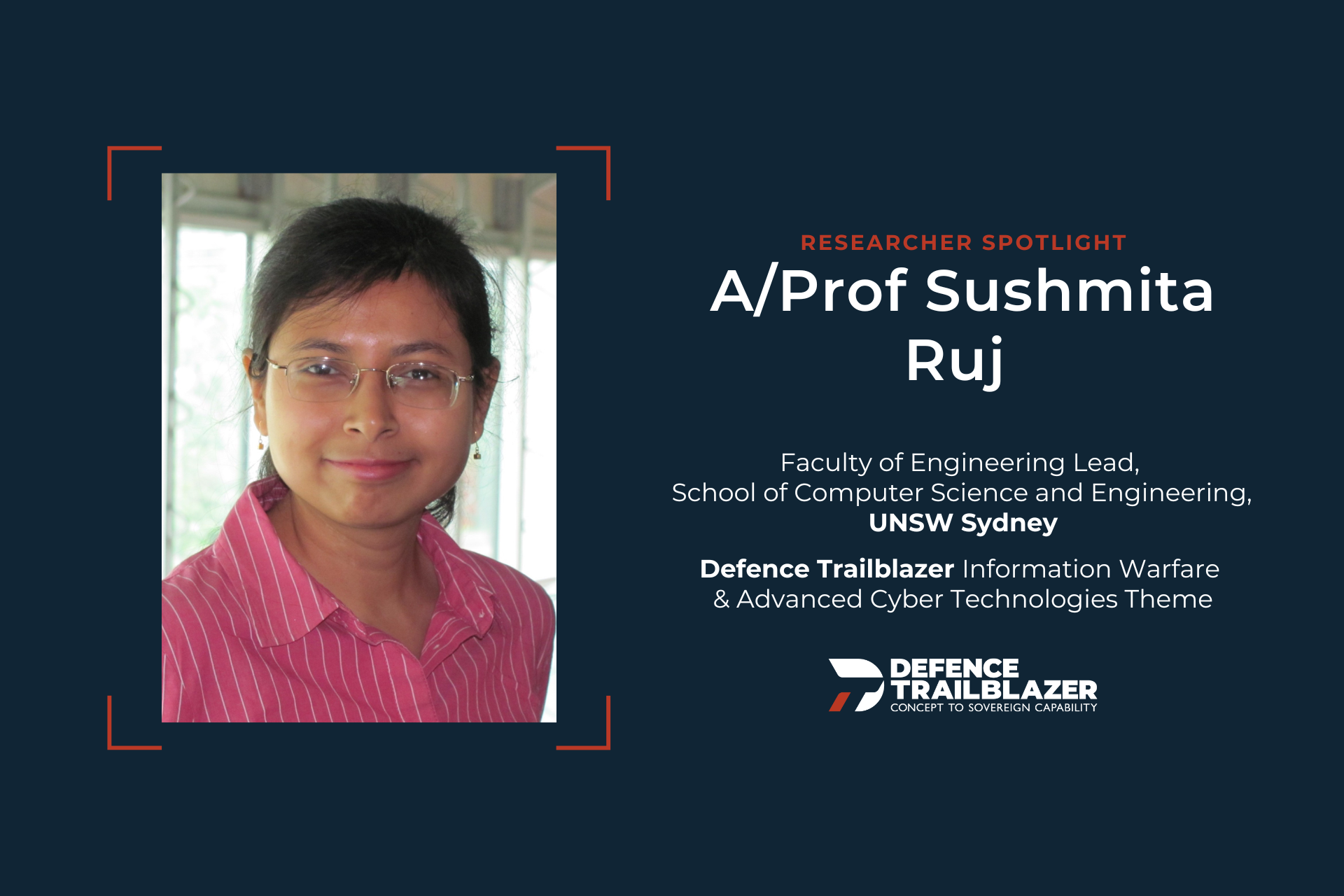 Researcher Spotlight: Associate Professor Sushmita Ruj
